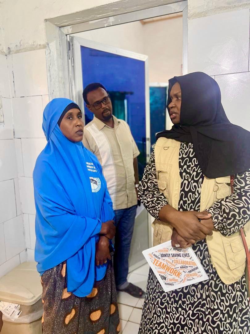 Oxfam and SOMJR Leaders Visit DAWA supported-Naygele Health Facility to ...