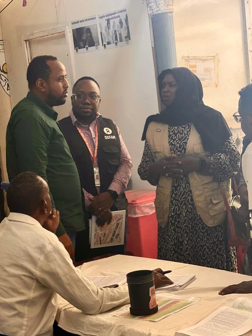 Oxfam and SOMJR Leaders Visit DAWA supported-Naygele Health Facility to ...